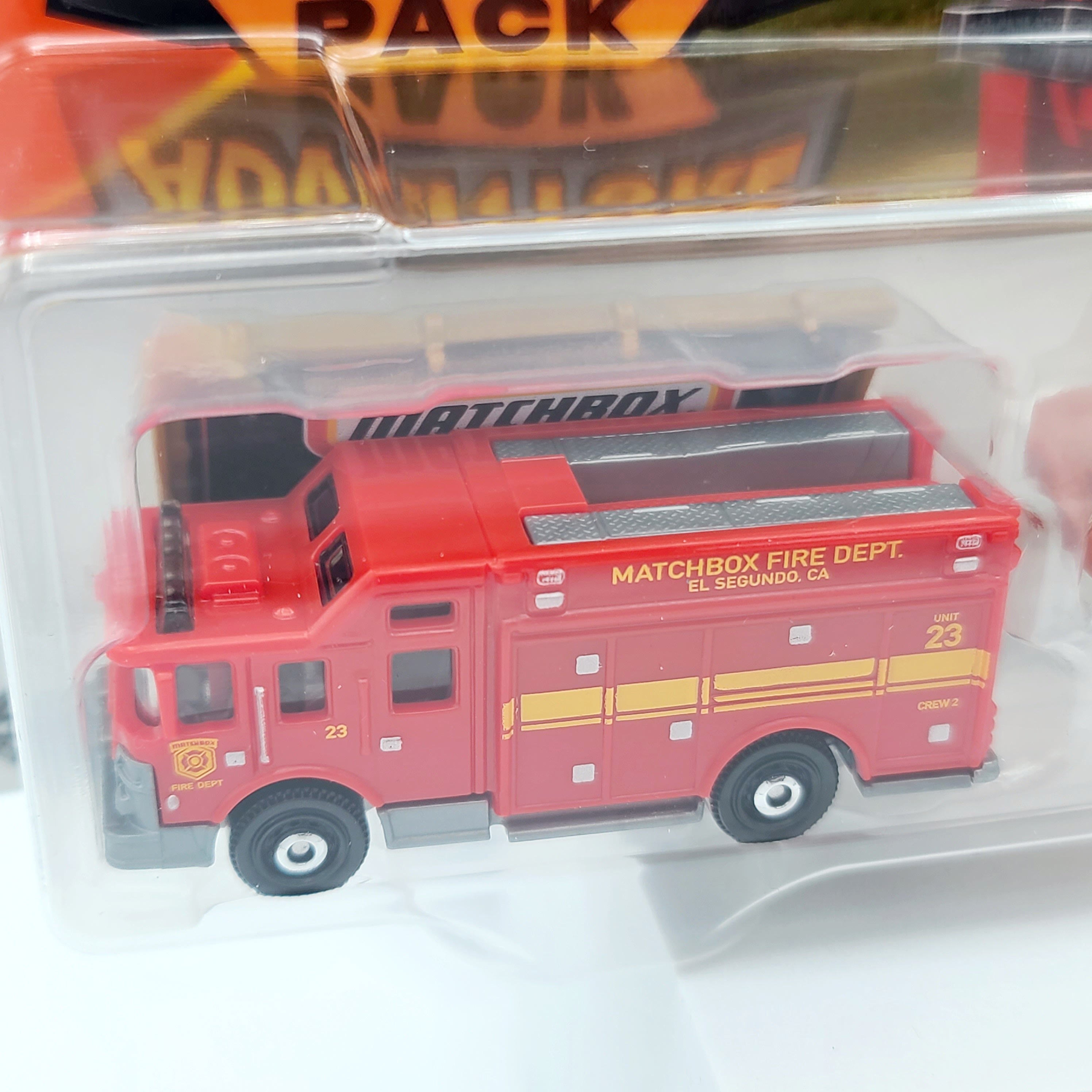 Matchbox Hazard Squad / Mobile Light Truck, MBX Fire Rescue (2025 Adve