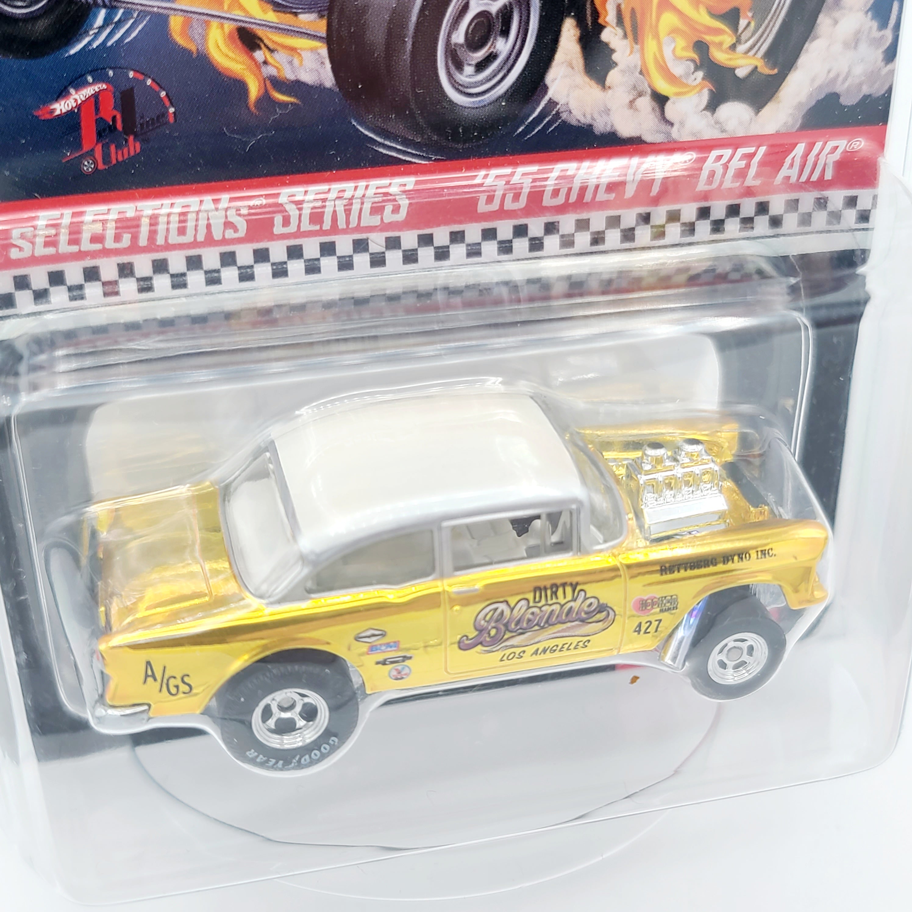 Hot Wheels '55 Chevy Bel Air Gasser "Dirty Blonde" (2019 RLC Selection