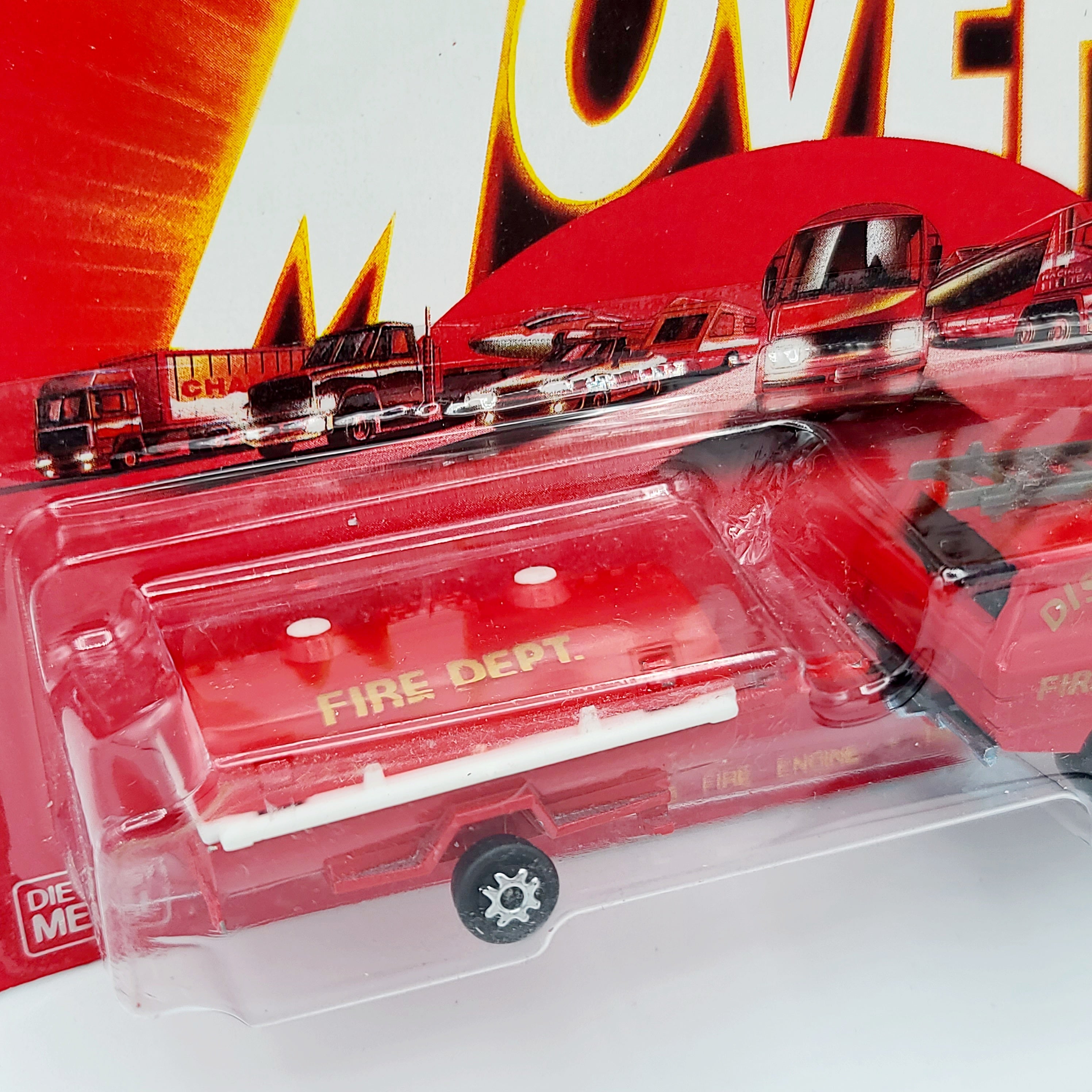 Majorette Range Rover Fire Truck w/ Tanker Trailer #376 (1990 Movers 3