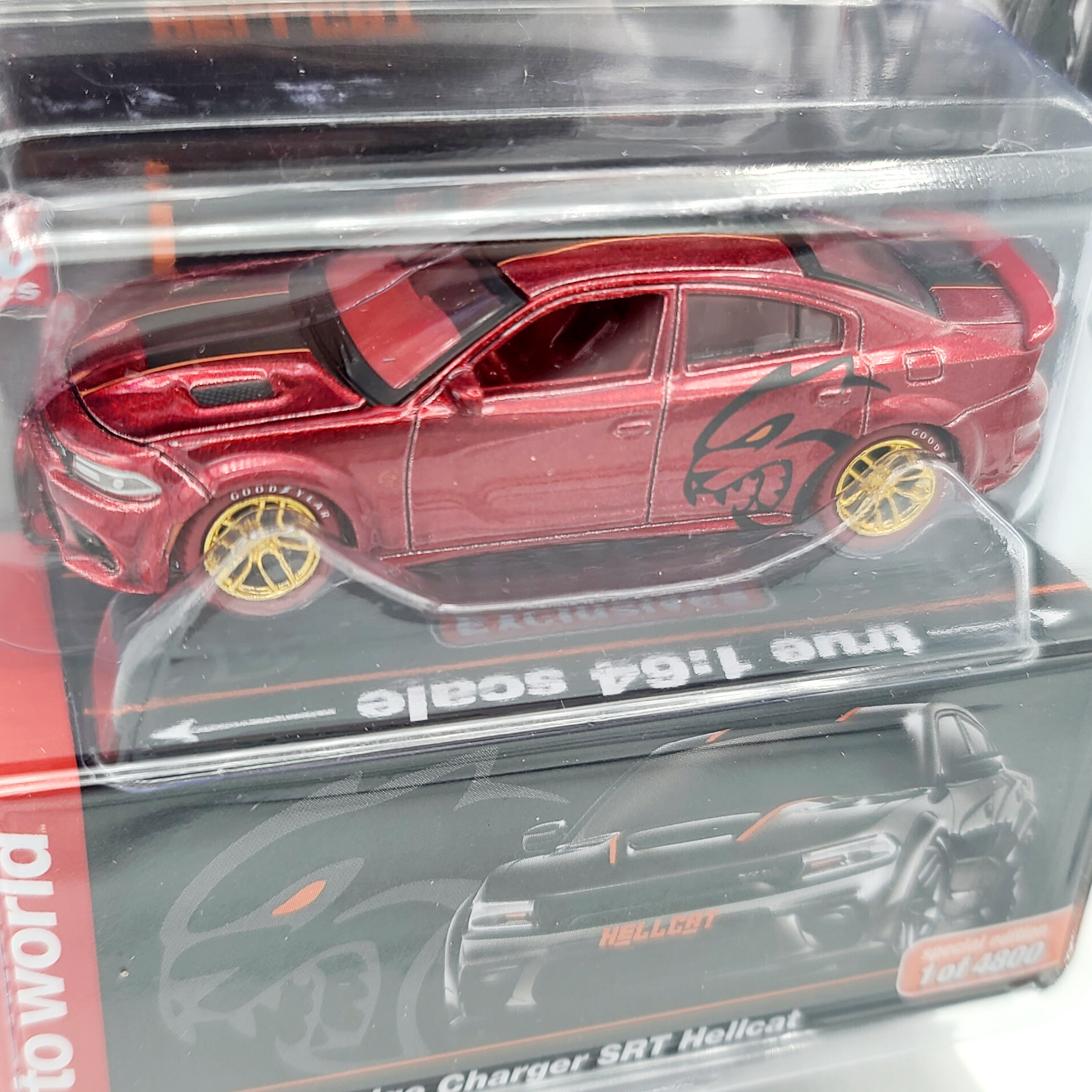 Auto World - CHASE, ULTRA RED - '21 Dodge Charger SRT Hellcat - 1:64