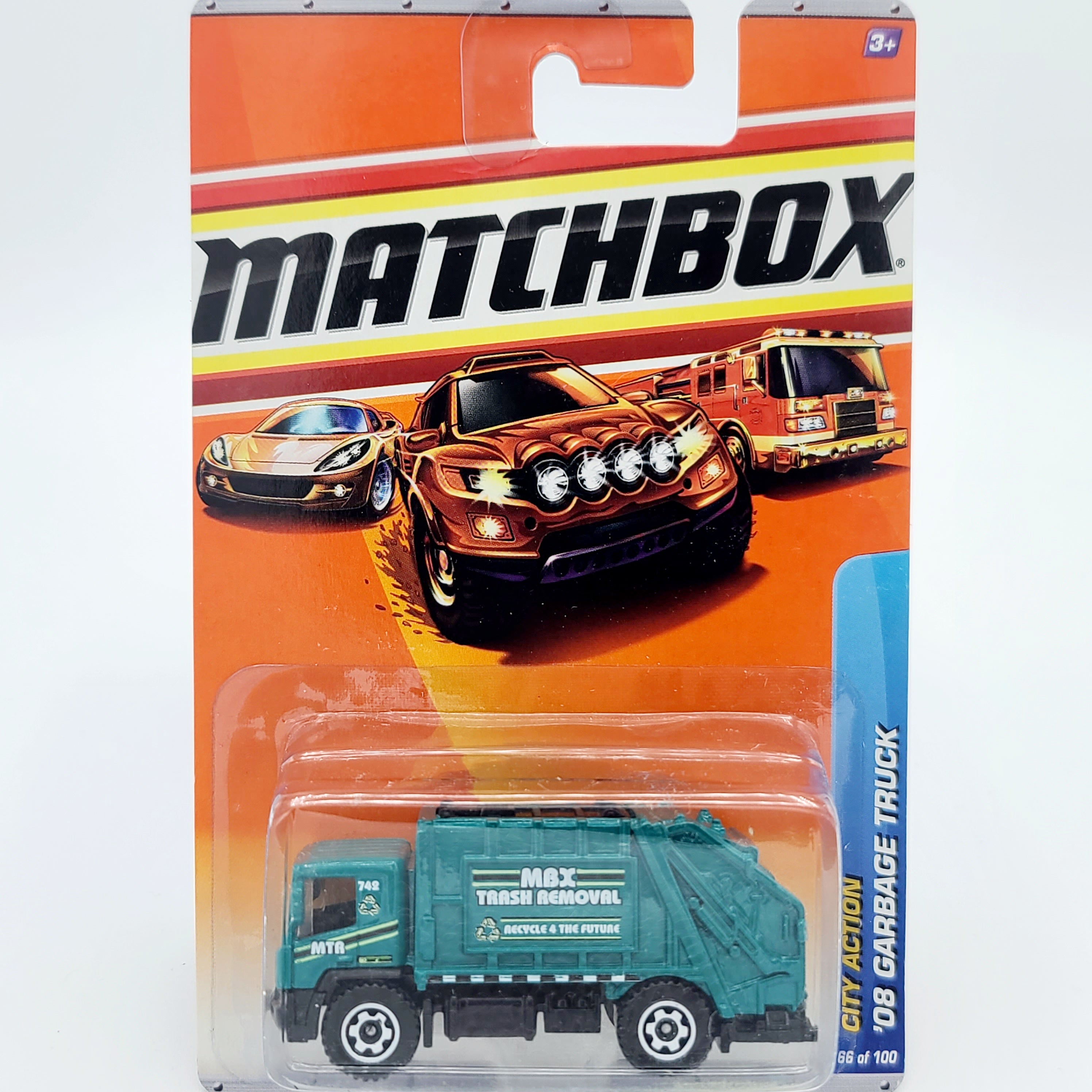 Matchbox '08 Garbage Truck / Garbage King "Trash Removal" (2010 MBX Ba