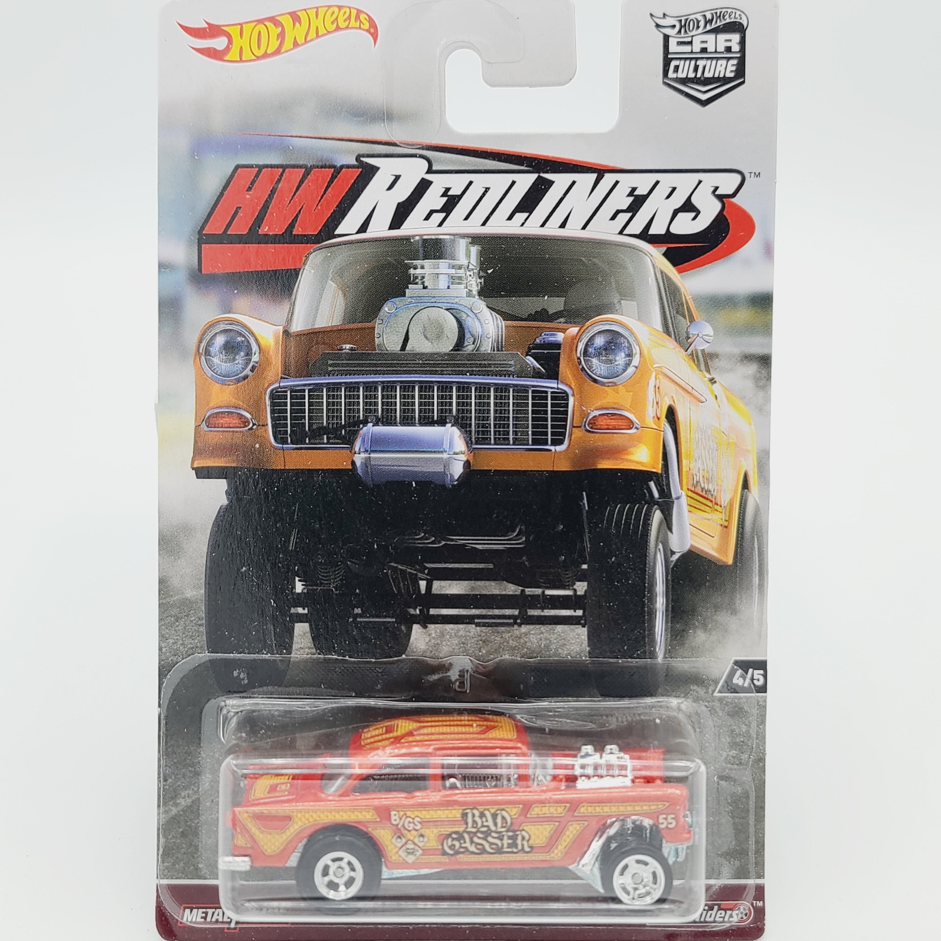 Hot Wheels '55 Chevy Bel Air Gasser "Bad Gasser" (2016 Car Culture - R