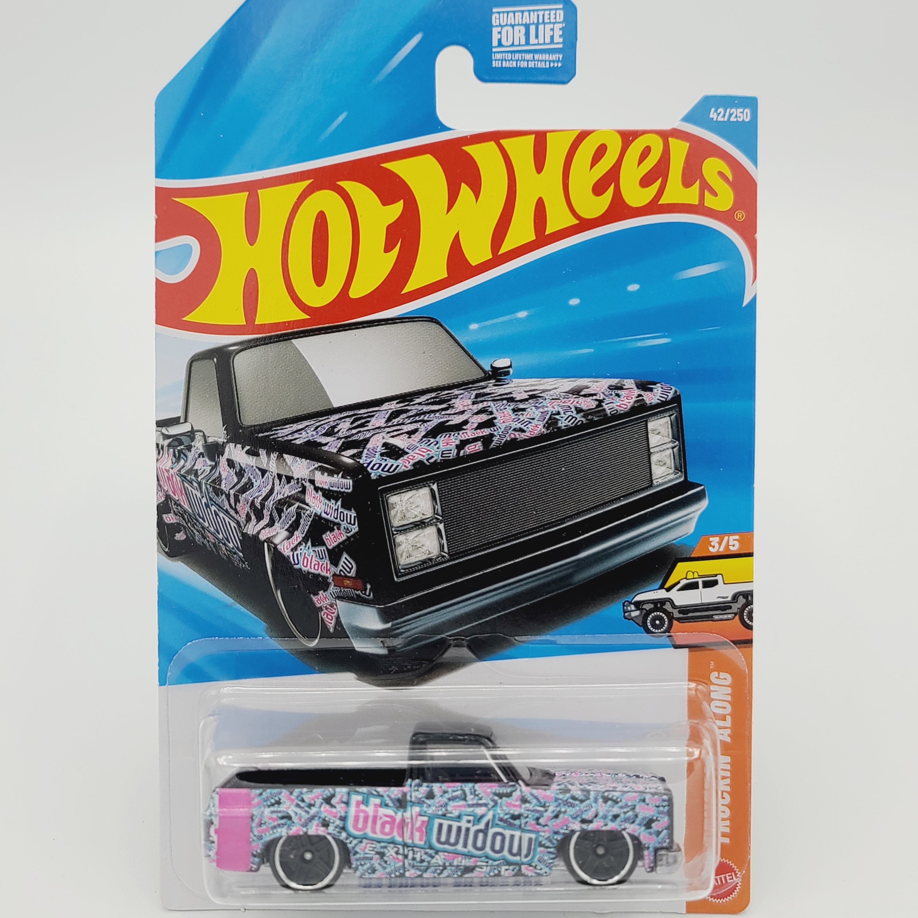 Hot Wheels '83 Chevy Silverado "Black Widow" (2026 HW Basic Case B - T