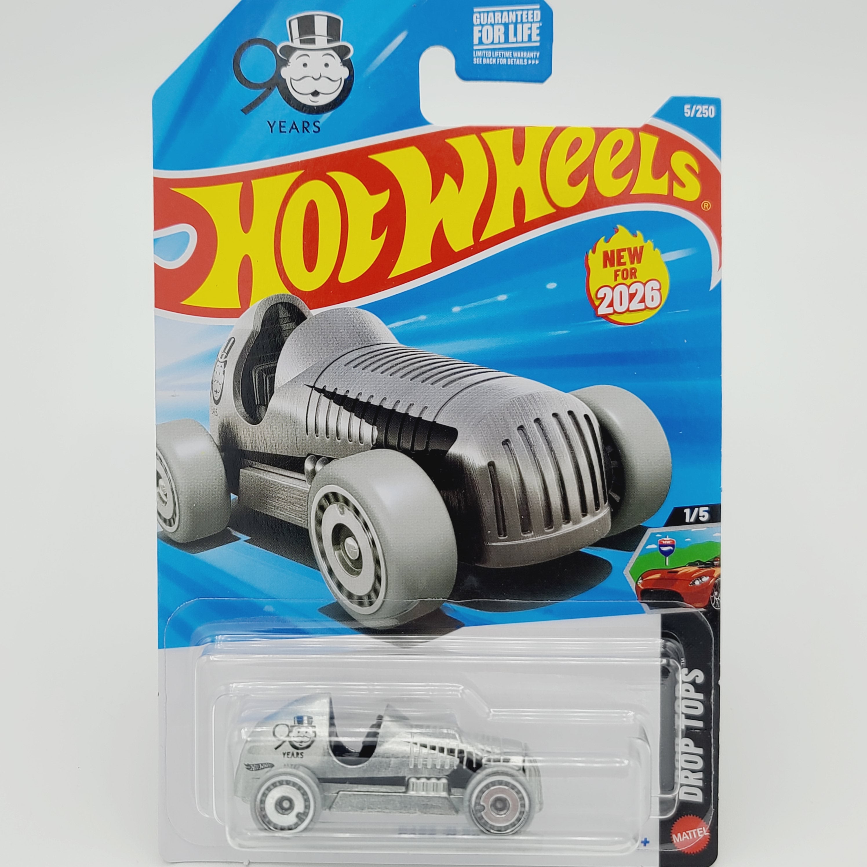 Hot Wheels Pass 'N Go - 90 Years Monopoly (2026 HW Basic Case B - Drop
