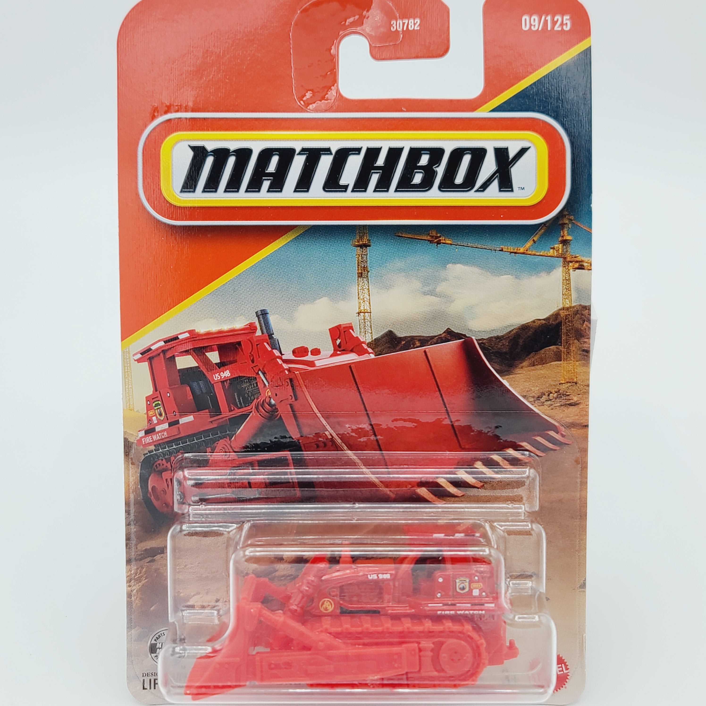 Matchbox MBX Ground Breaker Bulldozer "National Parks" "Fire Watch" (2