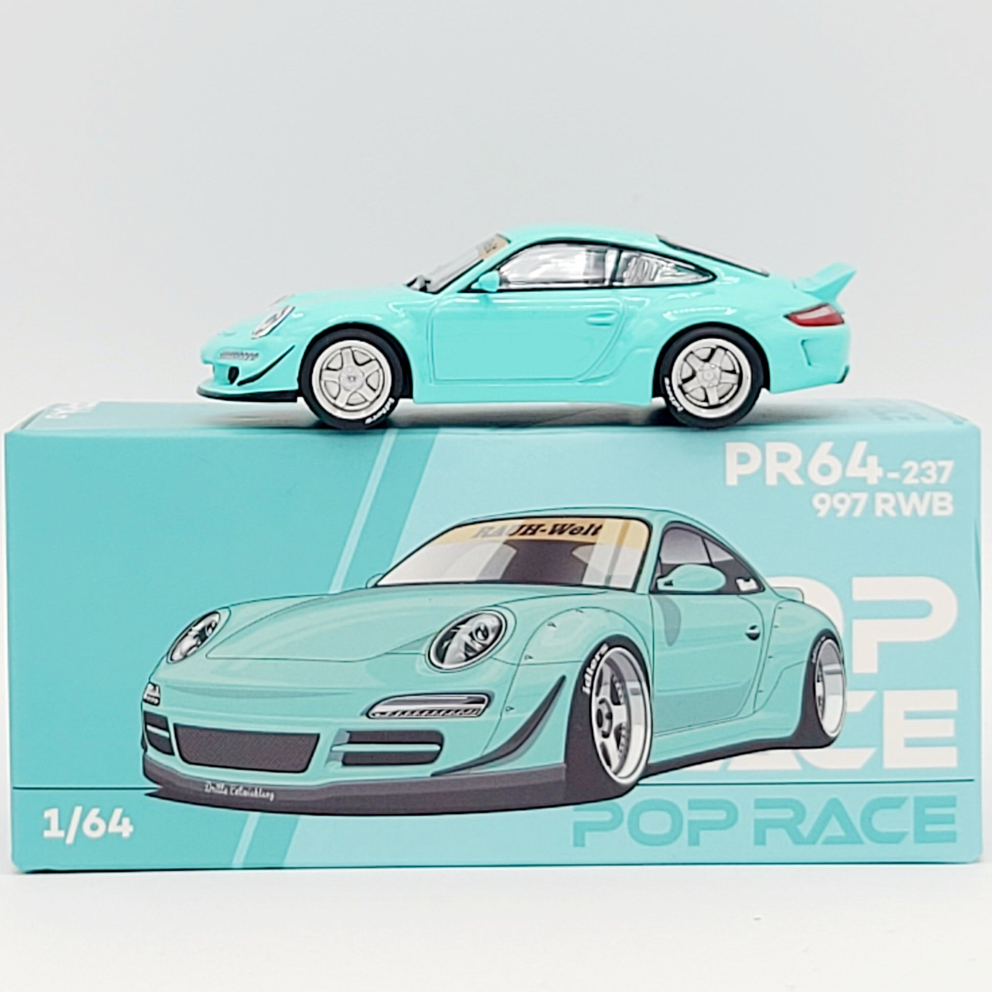 Pop Race Porsche 997 RWB - 1:64 (2025 Limited Edition)