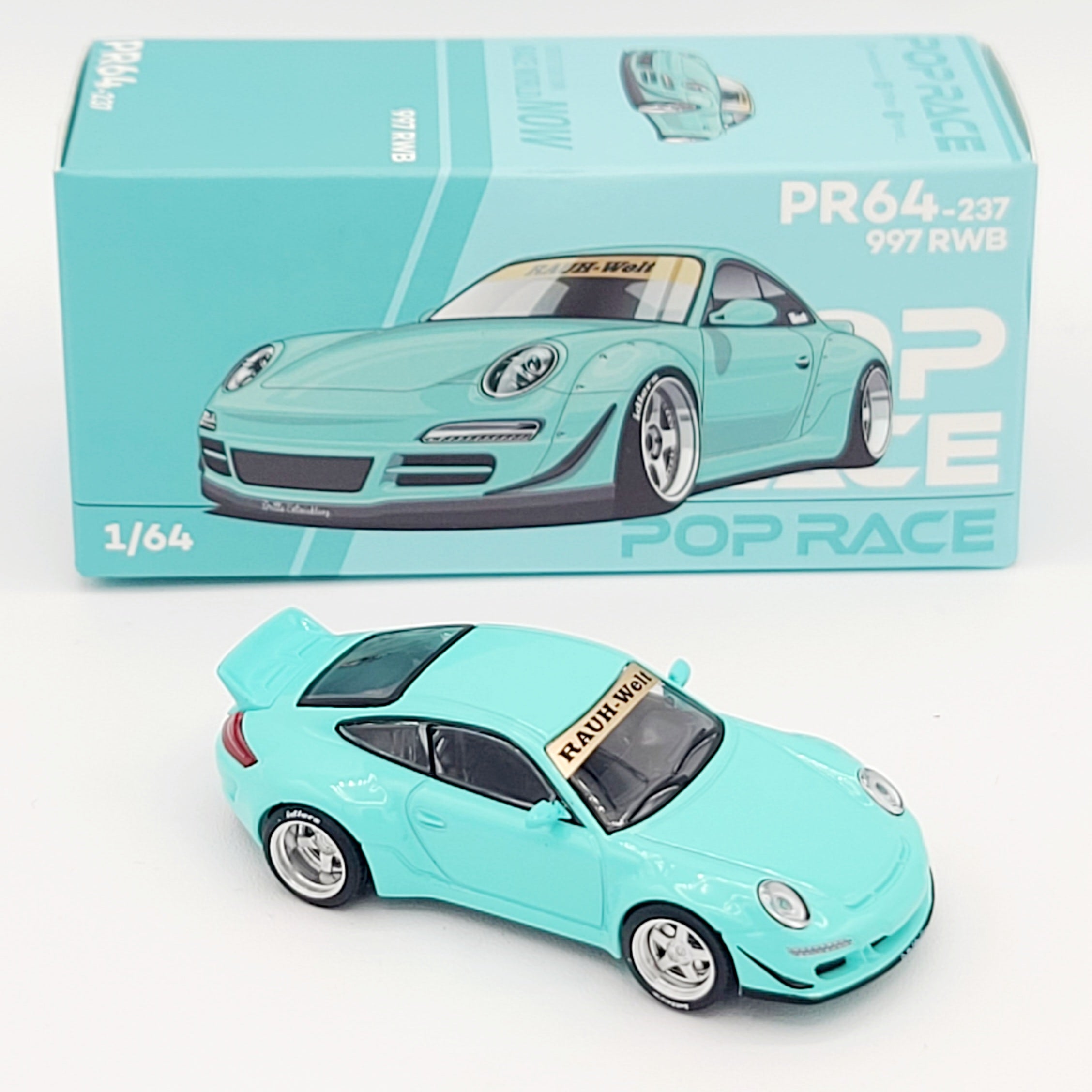 Pop Race Porsche 997 RWB - 1:64 (2025 Limited Edition)