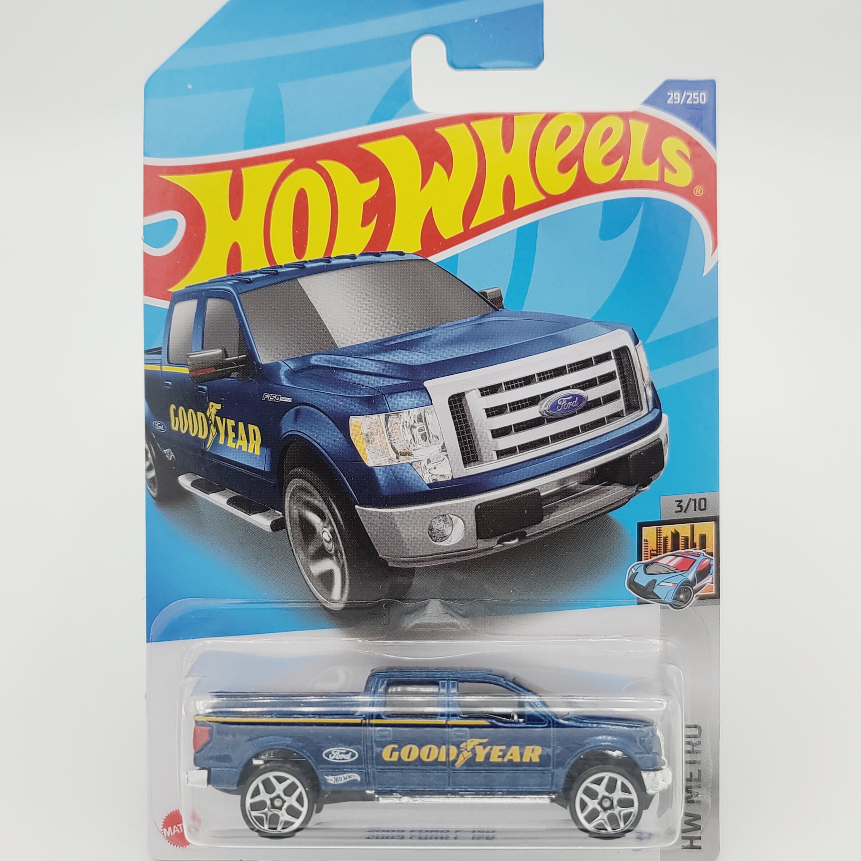 Hot Wheels '09 Ford F-150 Pickup "Goodyear" (2022 HW Basic - Metro)