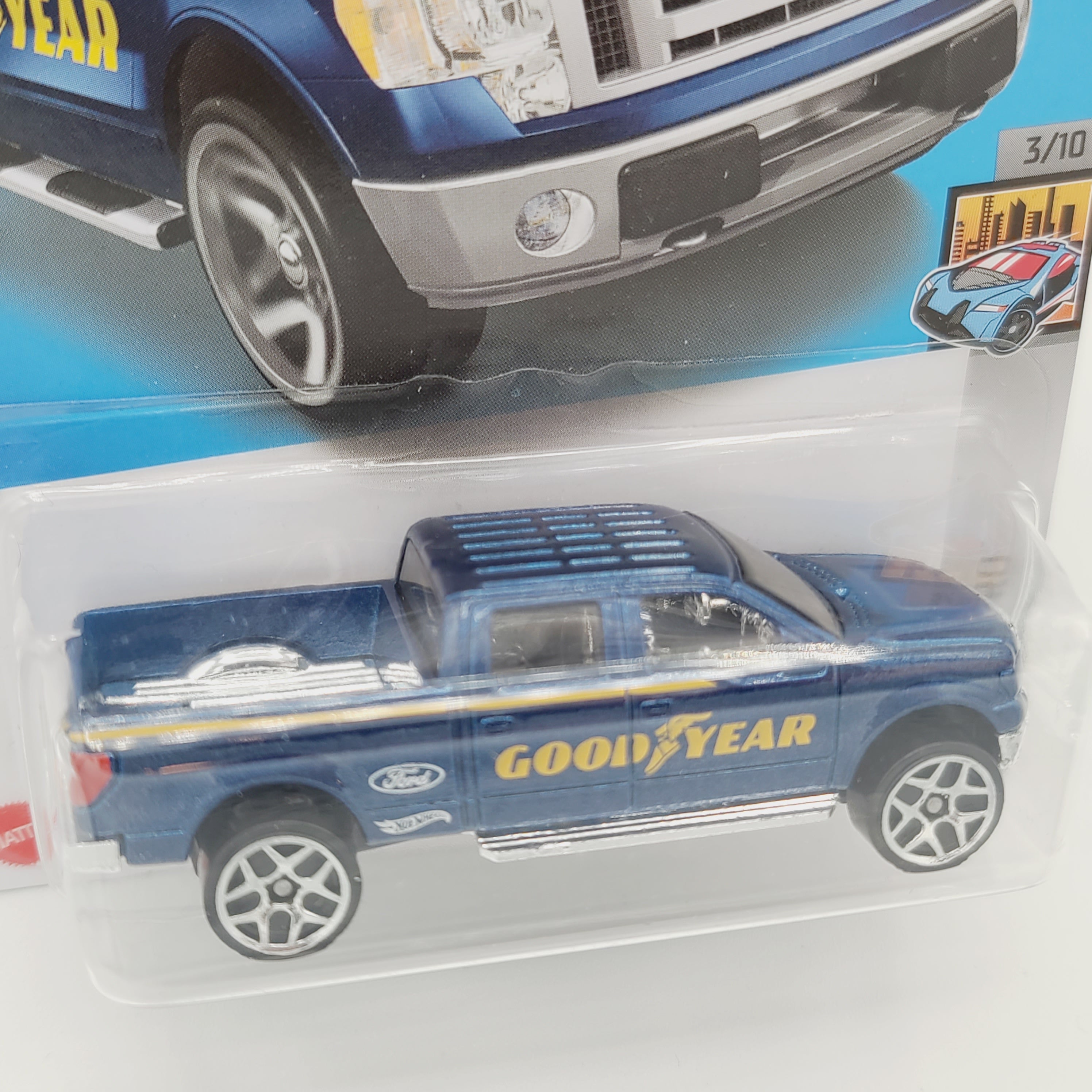 Hot Wheels '09 Ford F-150 Pickup "Goodyear" (2022 HW Basic - Metro)