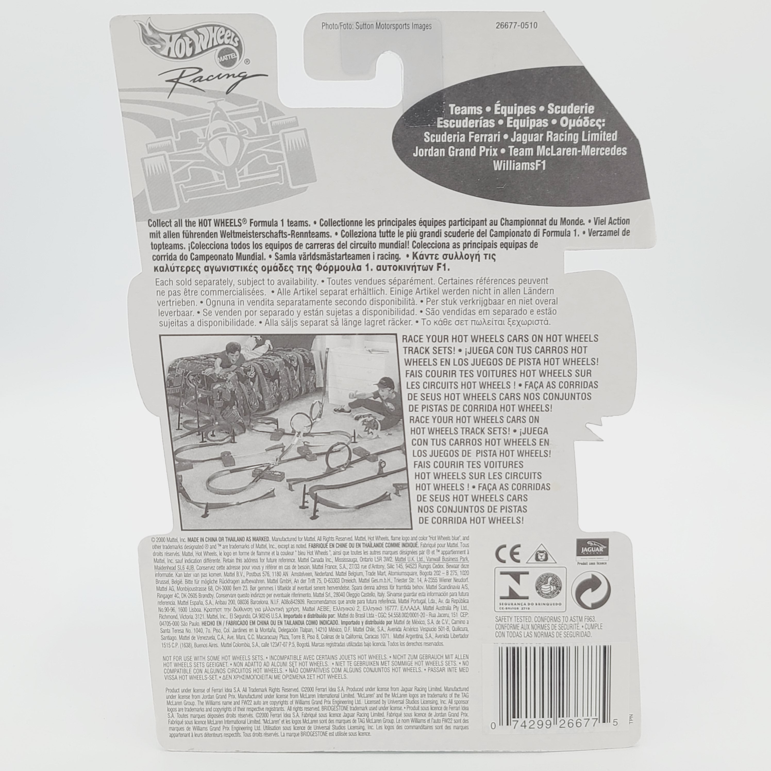 Hot Wheels Jaguar F1 Race Car (2000 Grand Prix - Formula ONE)