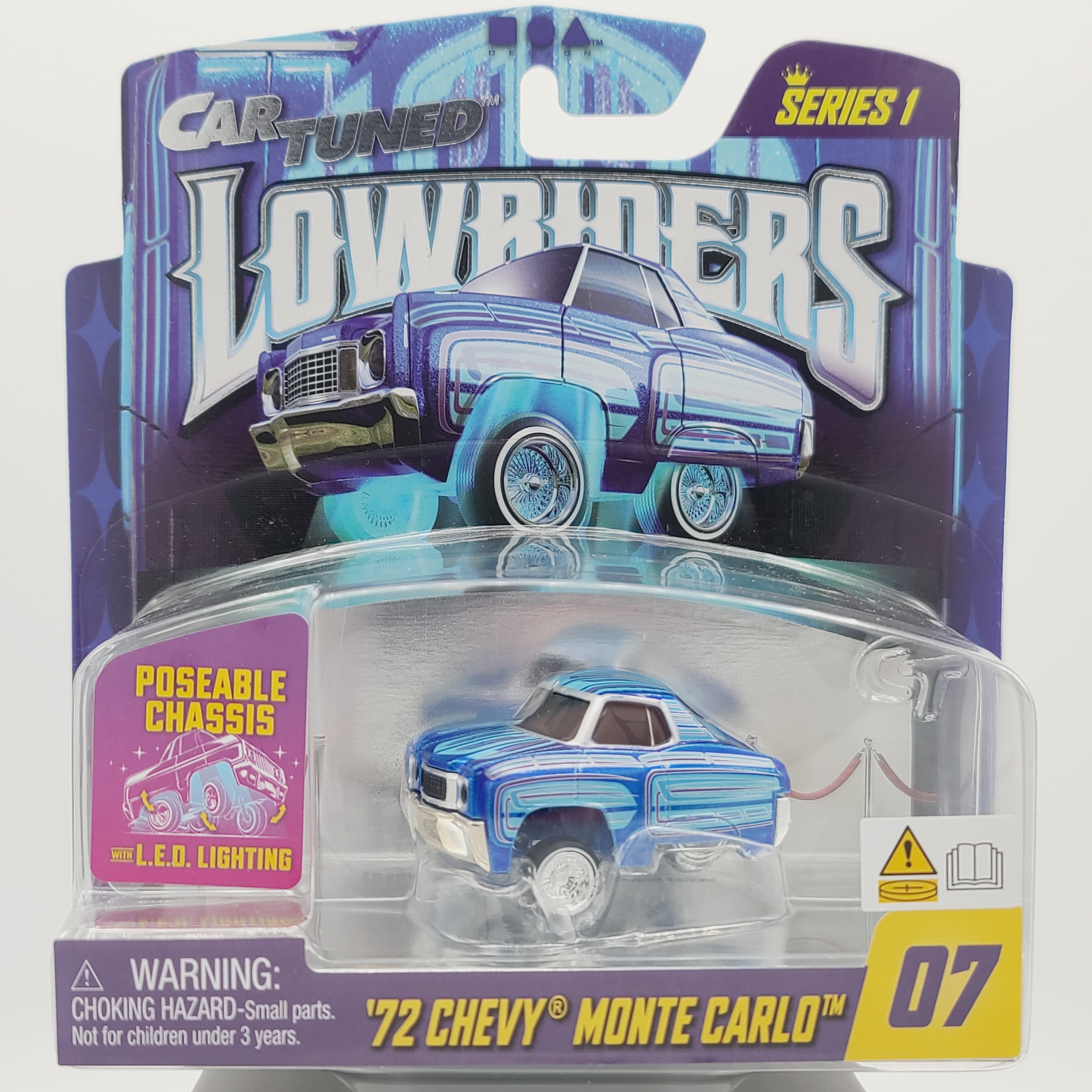 MGA Car Tuned '72 Chevy Monte Carlo (2025 Lowriders Show Glow Series 1