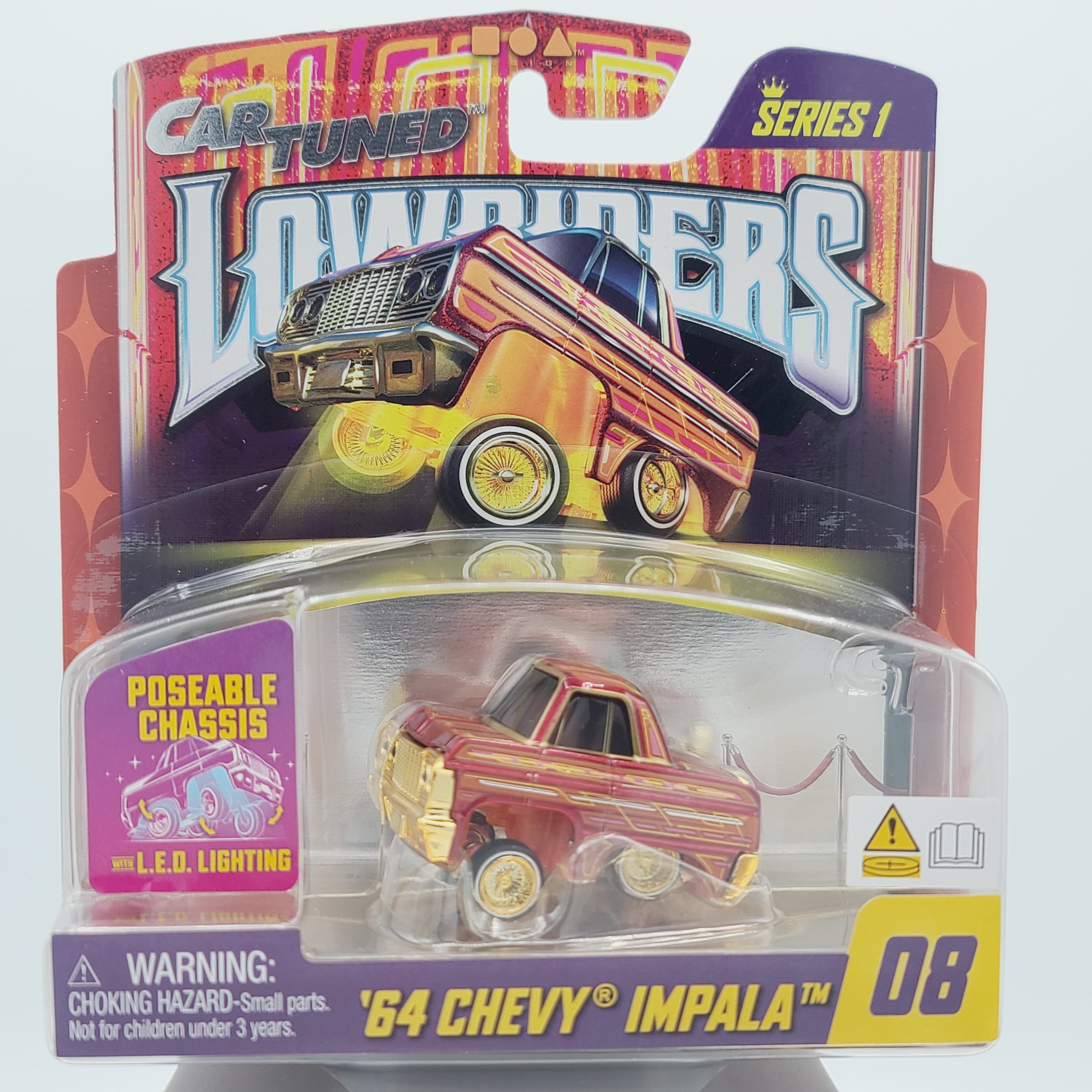 MGA Car Tuned '64 Chevy Impala (2025 Lowriders Show Glow Series 1)