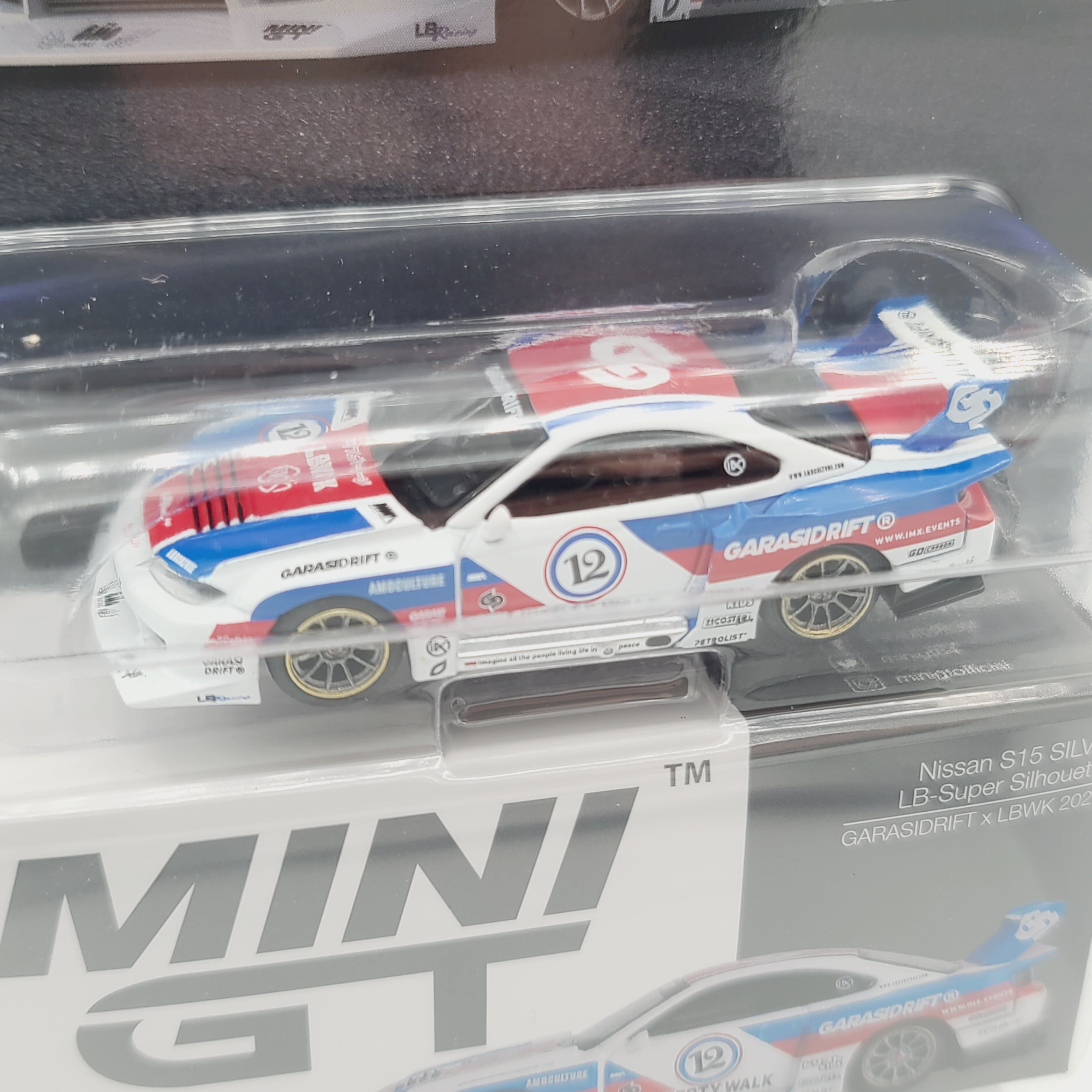 Mini GT Nissan S15 Silvia LB-Super Silhouette - 1:64, Garasidrift×LBWK