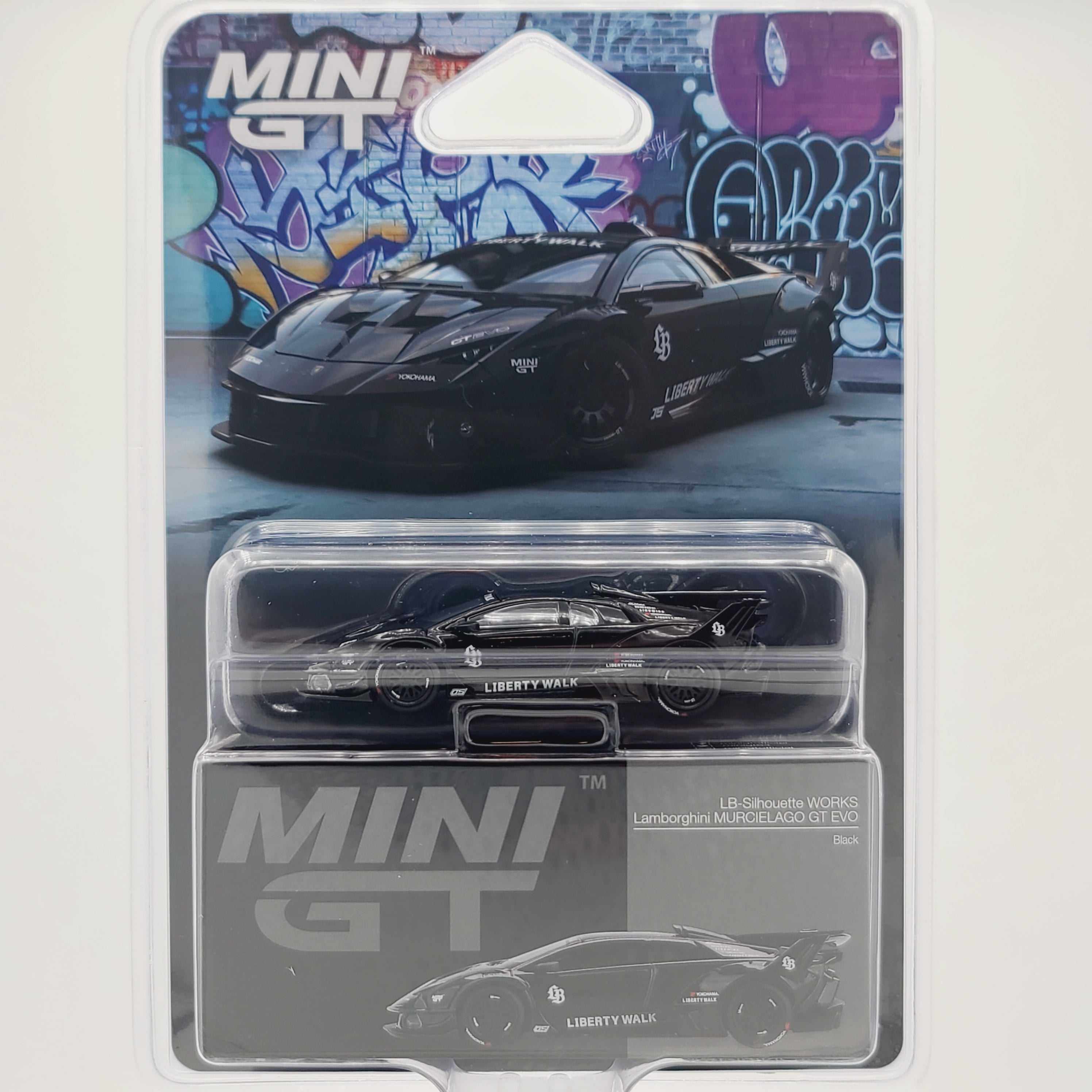 Mini GT LB-Silhouette Works Lamborghini Murcielago GT EVO - 1:64, Blac