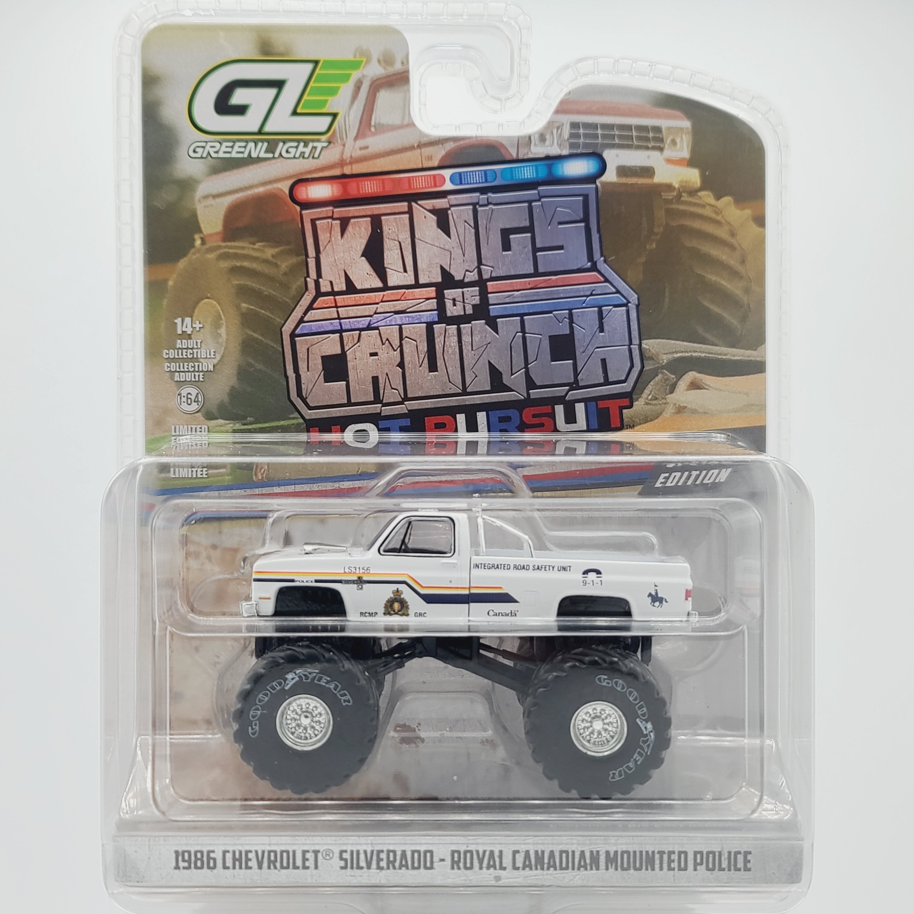 GreenLight '86 Chevrolet Silverado "RCMP" Monster Truck - 1:64 (2026 K
