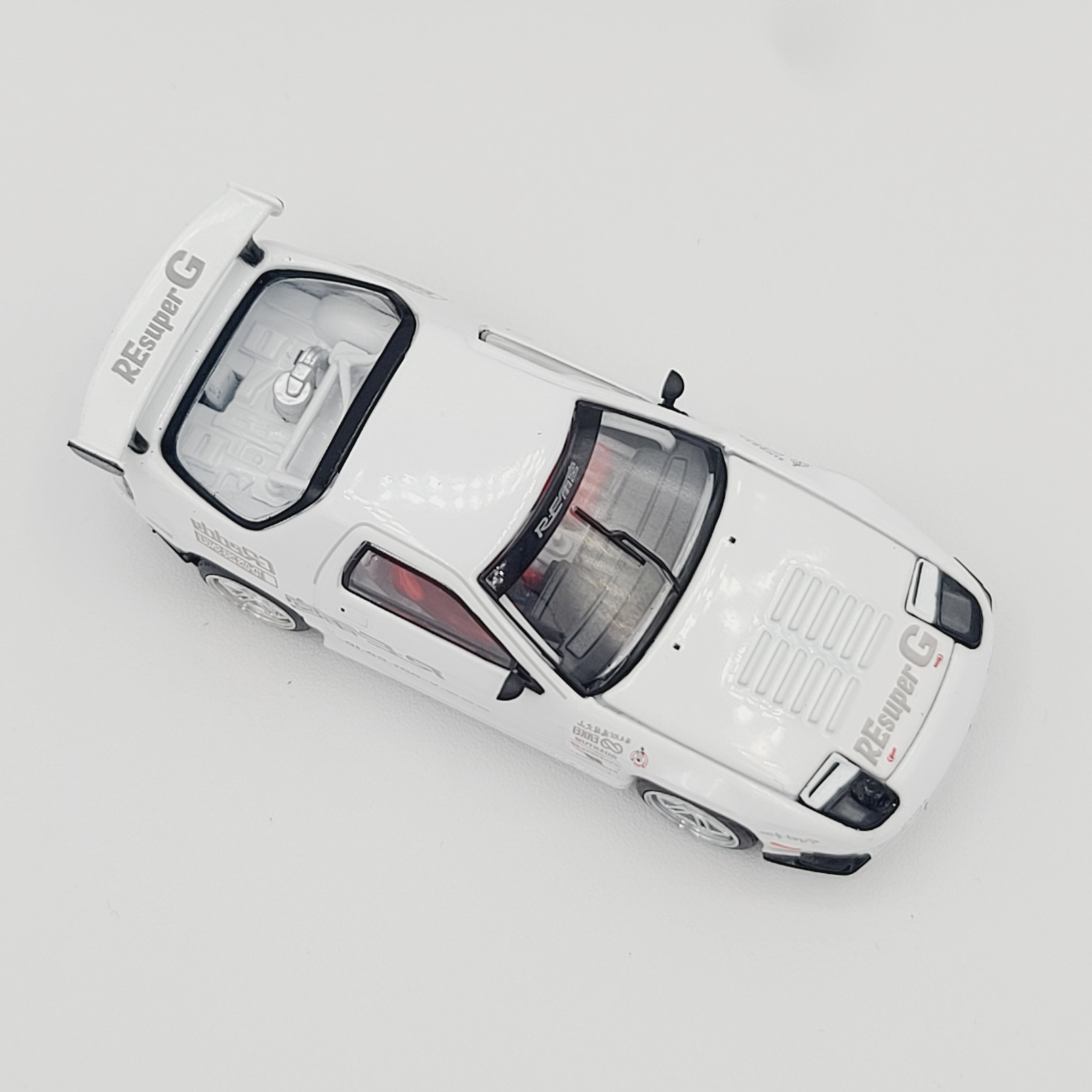 Pop Race Mazda RX-7 FC3S Re-Amemiya - 1:64, White (2026 Limited Editio