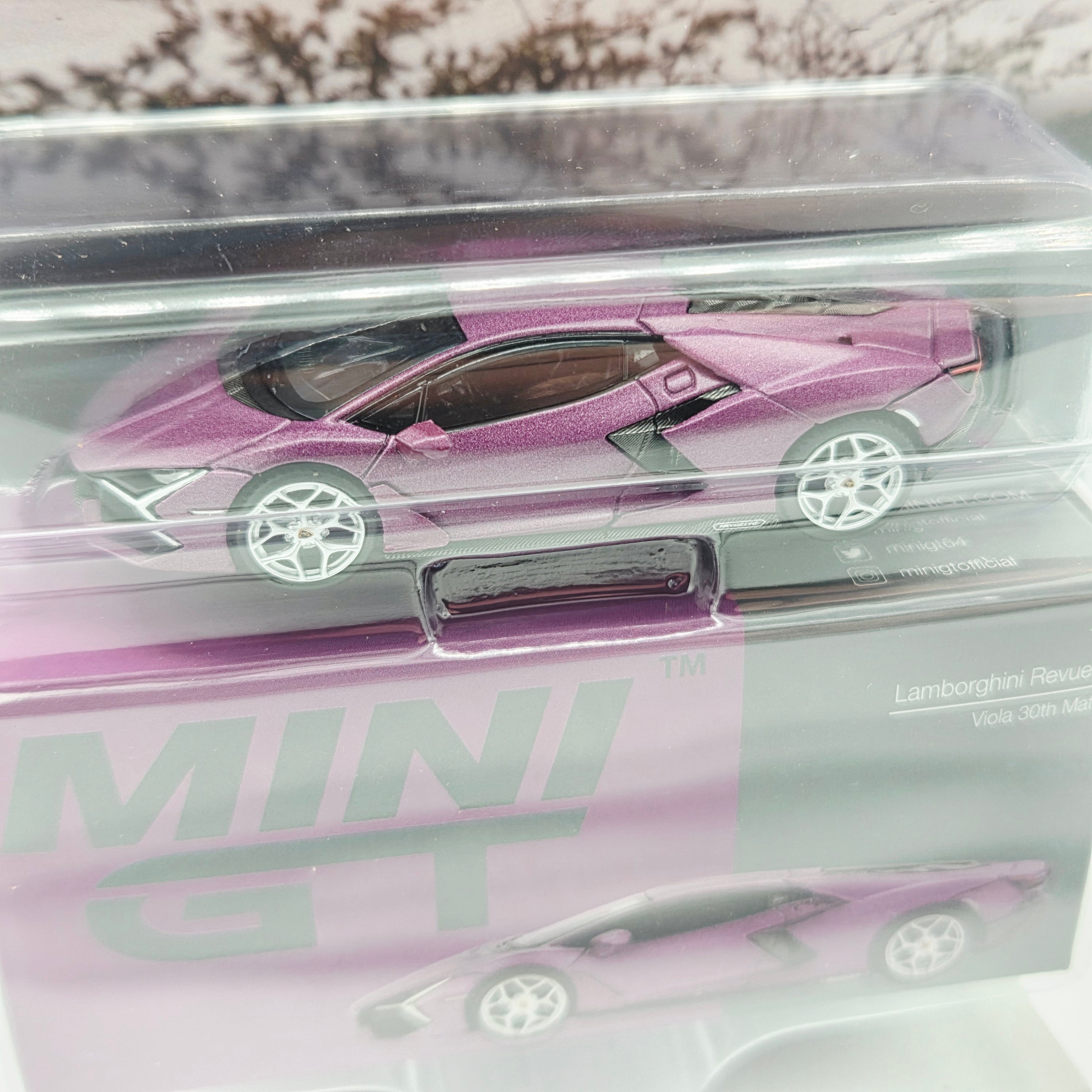 Mini GT Lamborghini Revuelto - 1:64, Viola 30th Matte Purple (2026 Lim